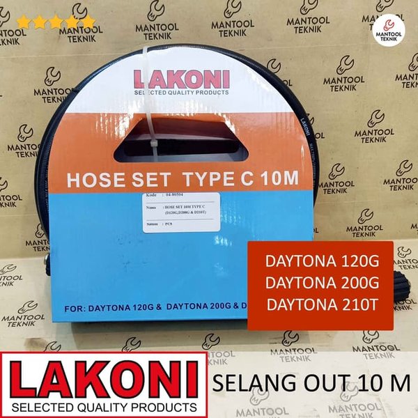 Selang Out 10 M Mesin Steam Lakoni Daytona 120G 200G 210T | Lazada ...