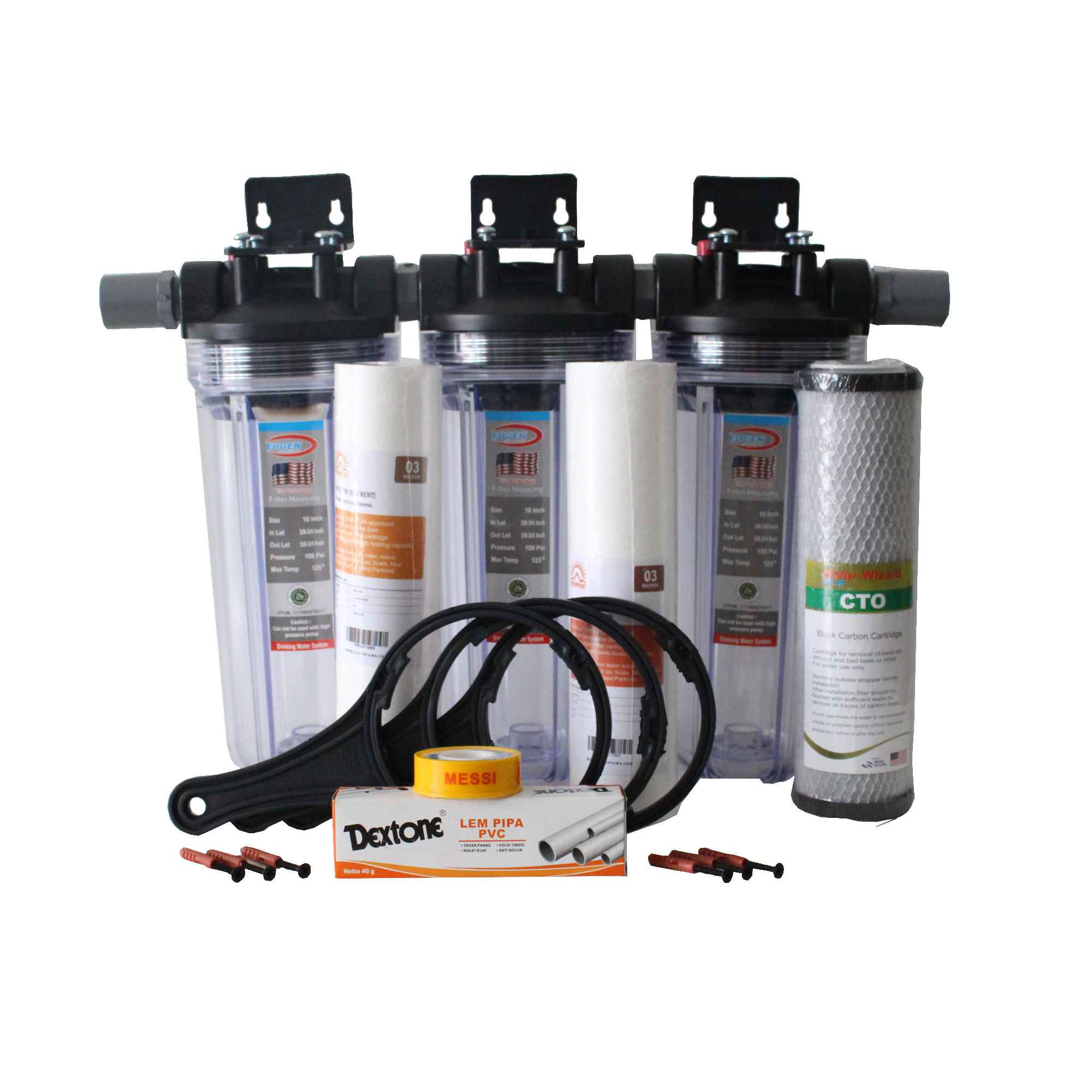 Paket Filter Air Toren / PAM GM 3 SSC Clear - KINNOYAMA | Lazada Indonesia