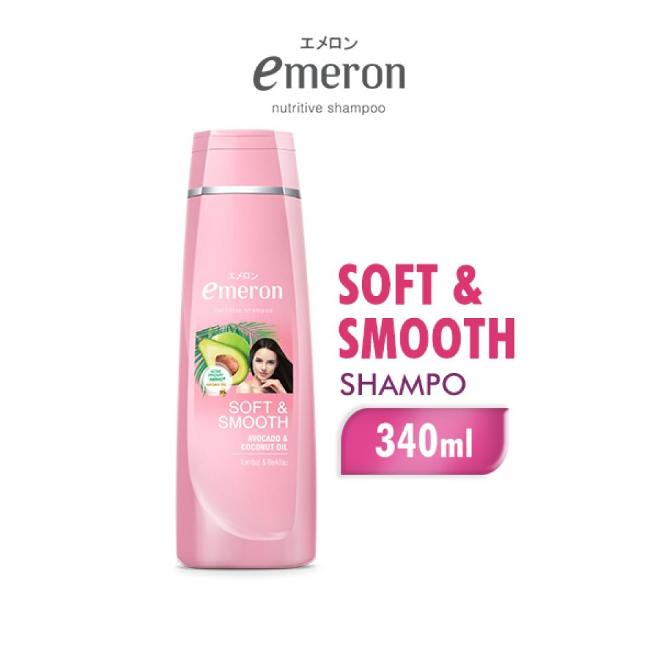 EMERON Shampoo Soft & Smooth Botol 340ML | Lazada Indonesia