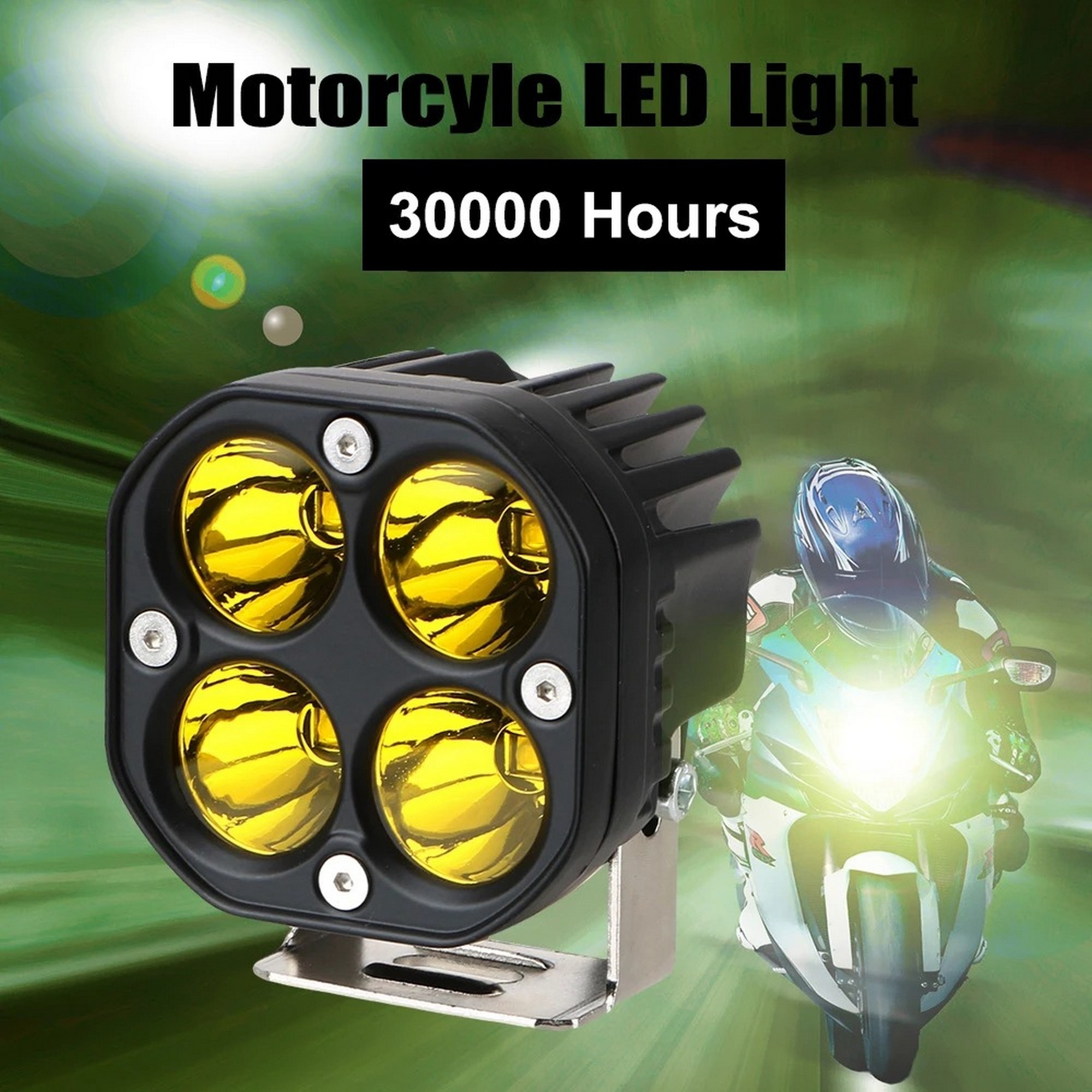 Lampu Sorot Laser LED VINYX D4 Mobil Motor Sorot 40Watt 40W - D4 Putih ...