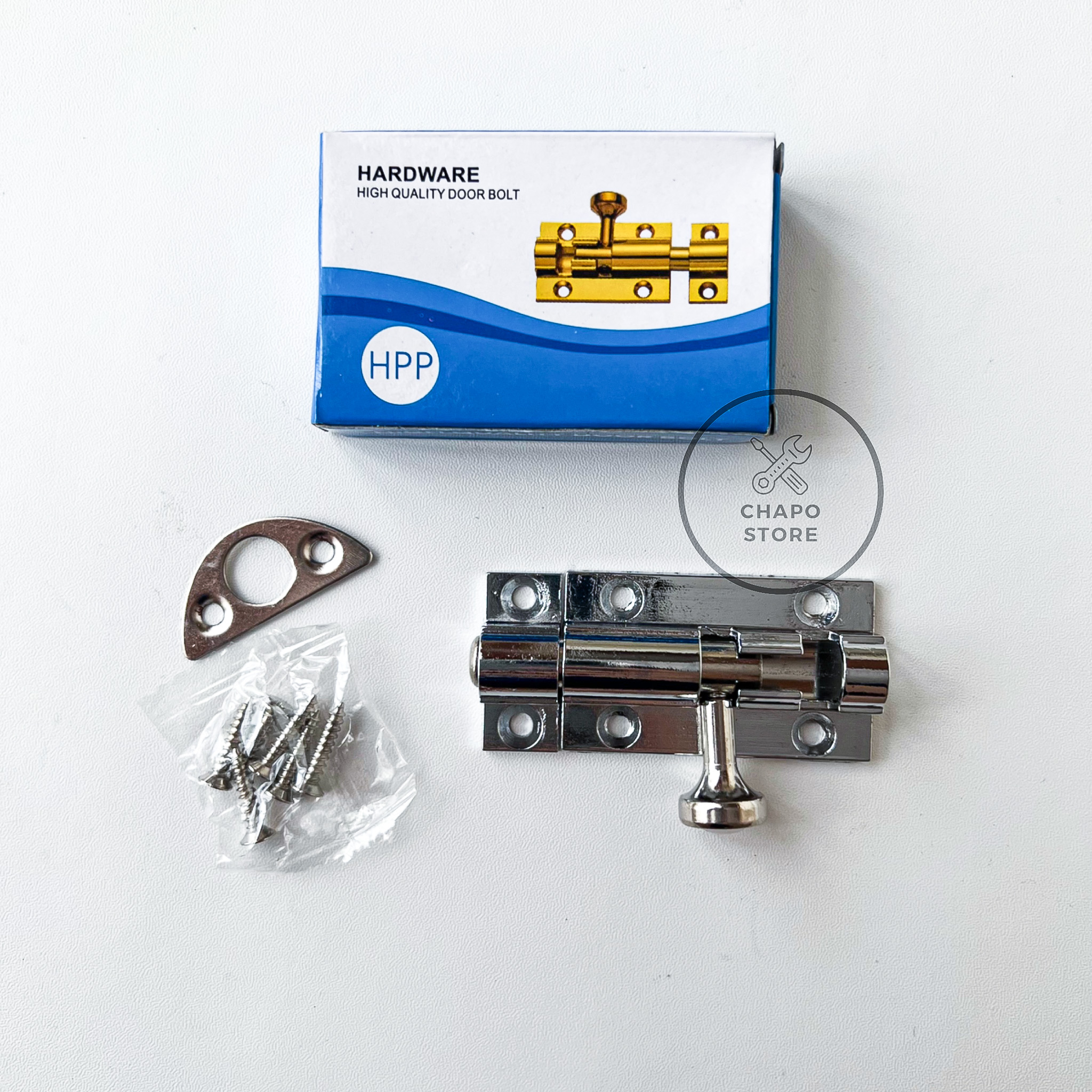 Grendel gerendel babet HPP 2 inch grendel kunci pintu jendela lemari ...