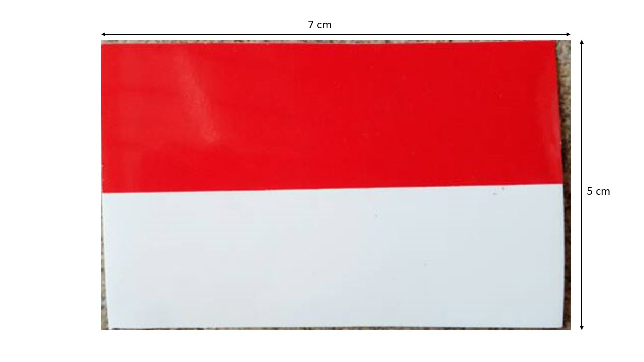 Sticker Bendera Merah Putih - Sticker Bendera Indonesia | Lazada Indonesia