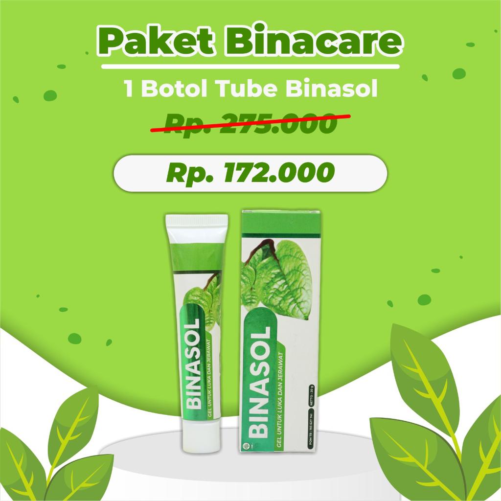 Binasol Gel Obat Luka Terbuka Pasca Operasi Luka Bakar Luka Diabetes ...