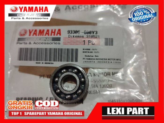 Bearing Water Pump Jupiter MX 93306-000Y3 Yamaha Genuine Parts | Lazada Indonesia