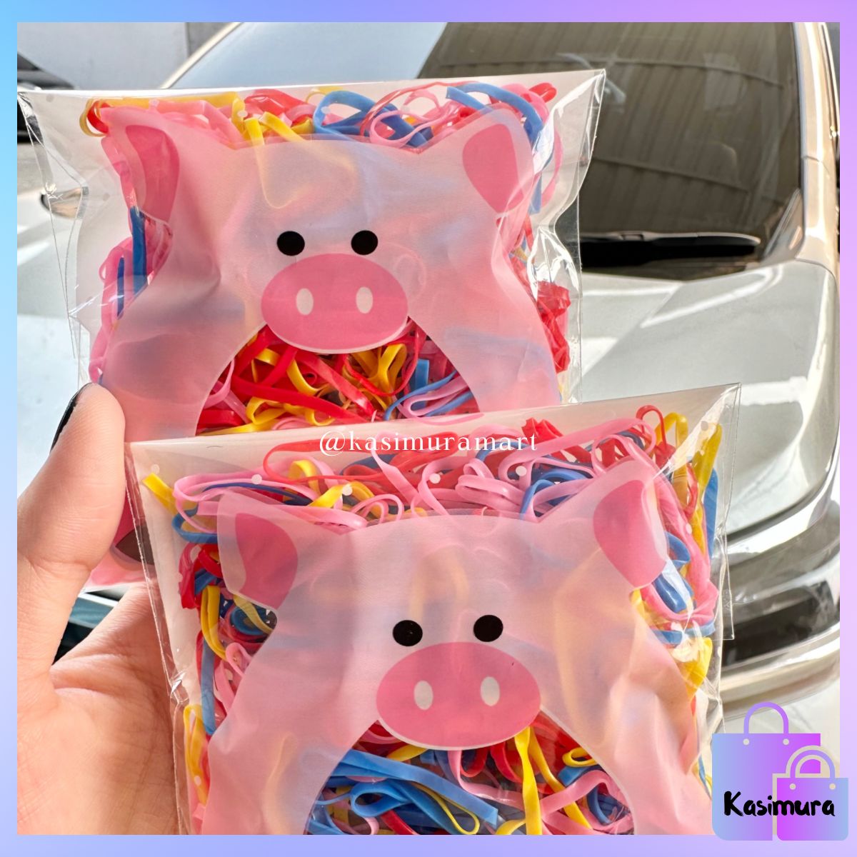 KARET IKAT RAMBUT / KARET JEPANG MEDIUM SIZE -Kasimura | Lazada Indonesia