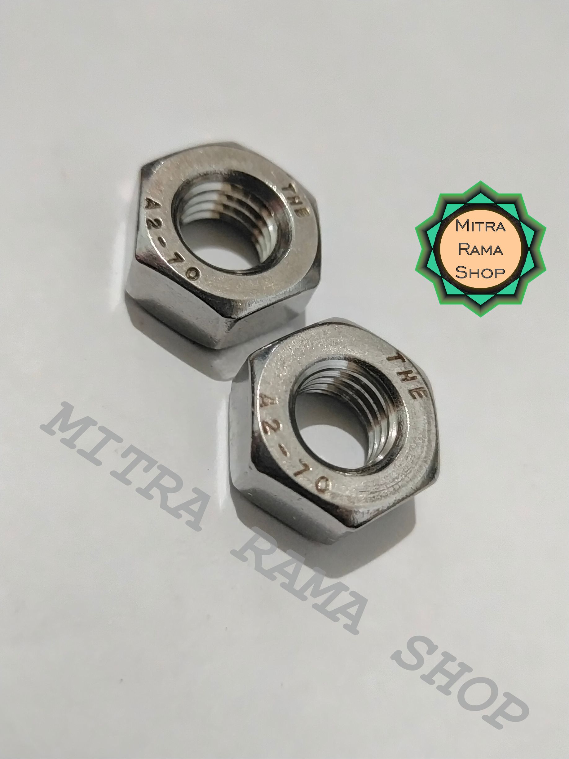 Mur Baut Stainless Steel SUS 304 M10 THE (Kunci 18) Minimal Pembelian 5 ...