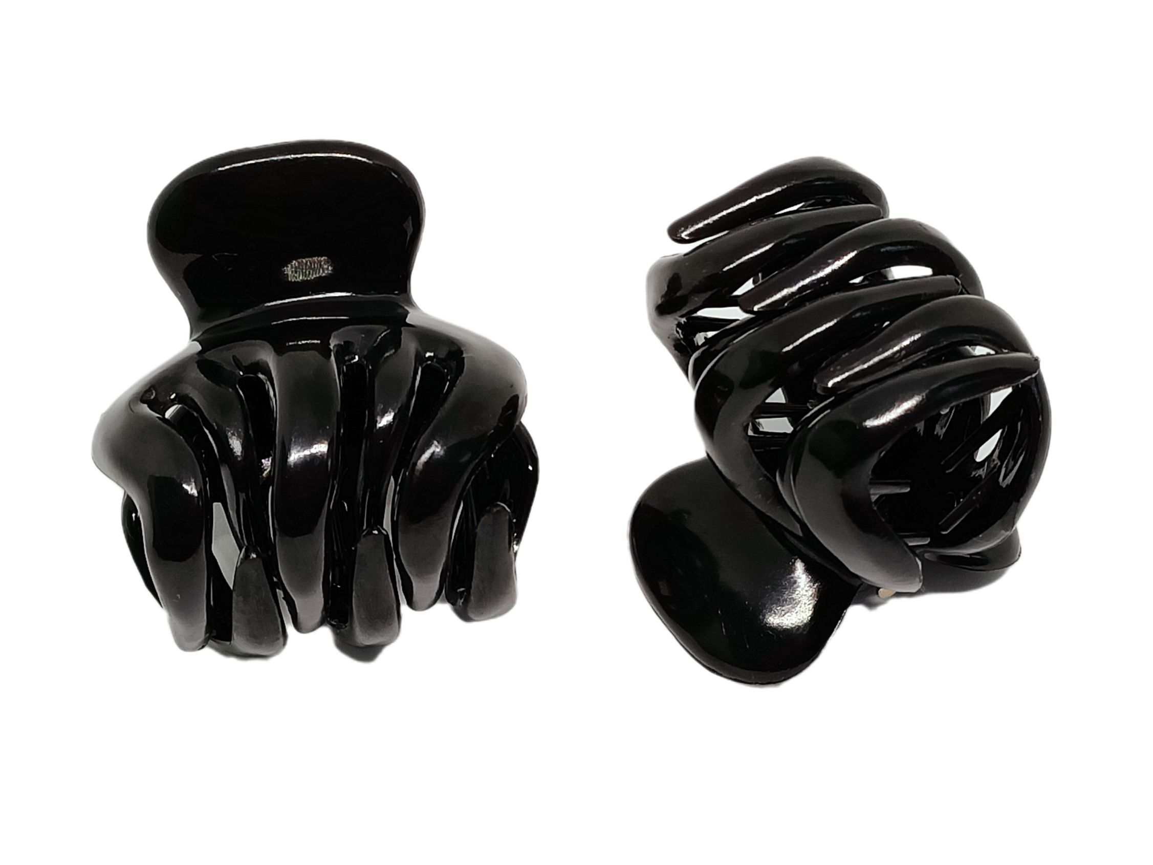 [isi 3 pcs] jepit rambut badai jedai reguler 5cm cakar 3 seri hitam ...