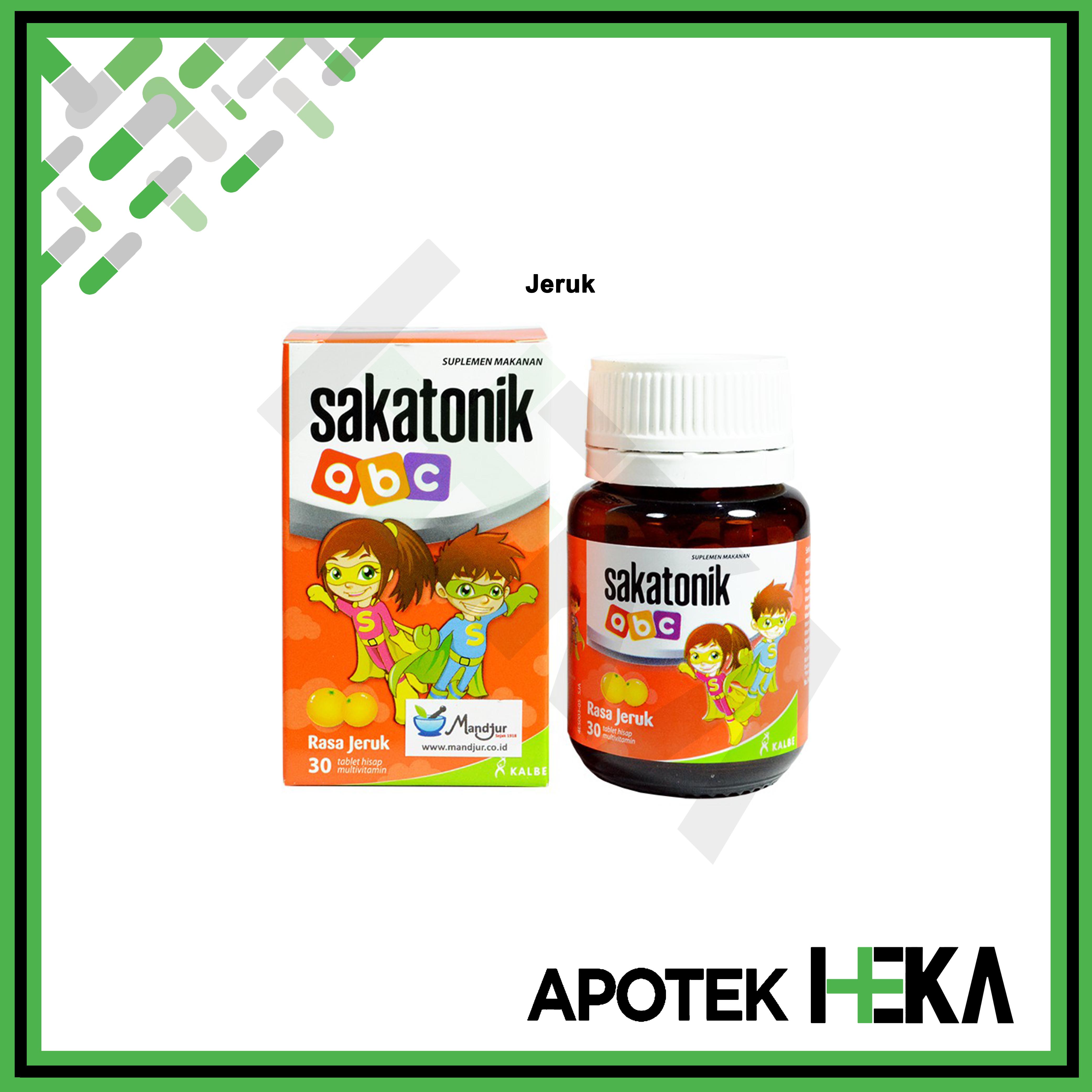 Sakatonik ABC Vitamin Anak Botol isi 30 Tablet | Lazada Indonesia