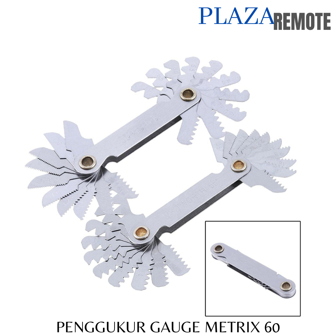 THREAD SCREW PITCH PENGUKUR BULUR BAUT PRESISI MAL ULIR GAUGE | Lazada ...