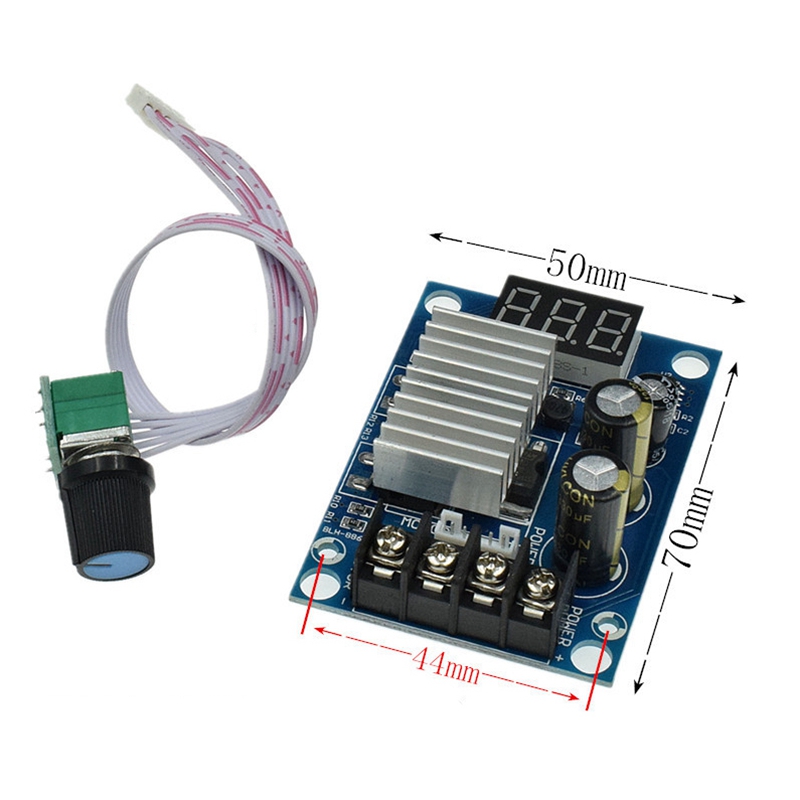 20A DC Motor Speed Controller DC12V-60V Motor Digital Display Motor ...