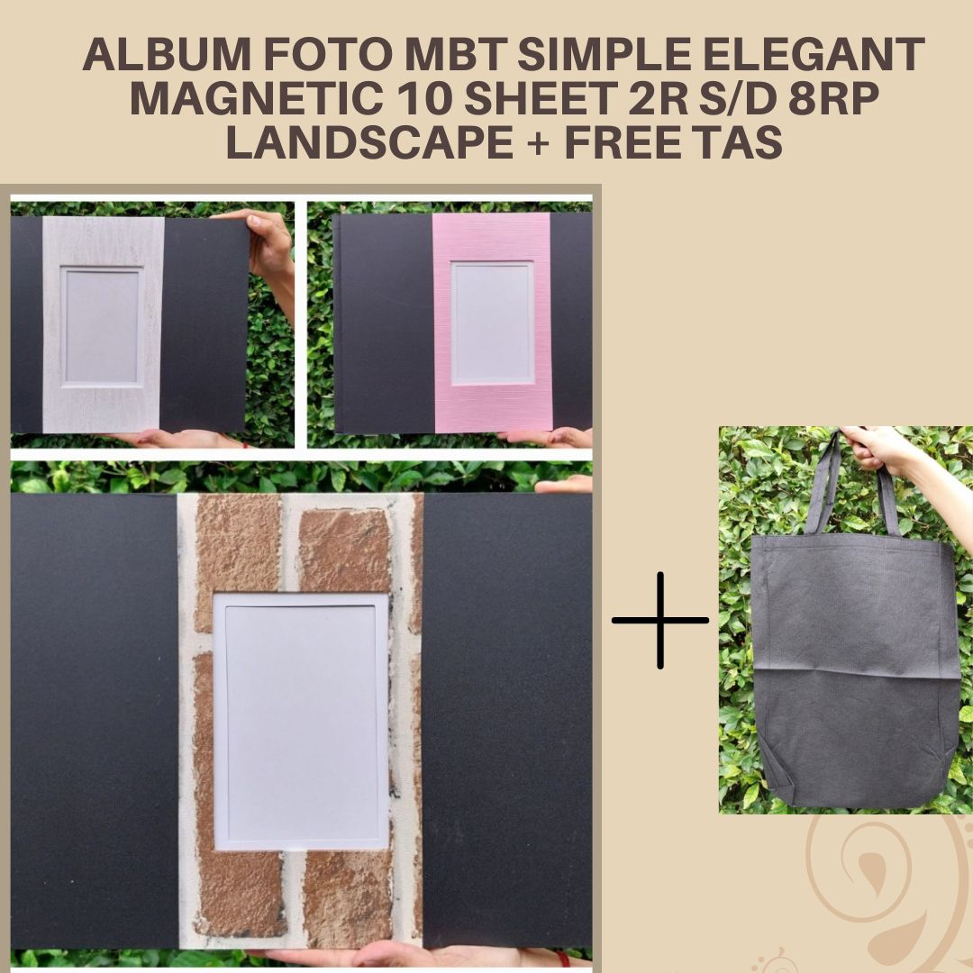 Album Foto MBT Motif Elegant 10 Sheet Putih Model Magnetic 2R s/d 8RP ...