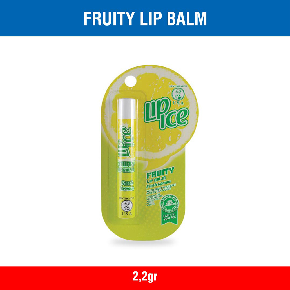 Lip Ice Fruity Lip Balm Lemon | Lazada Indonesia