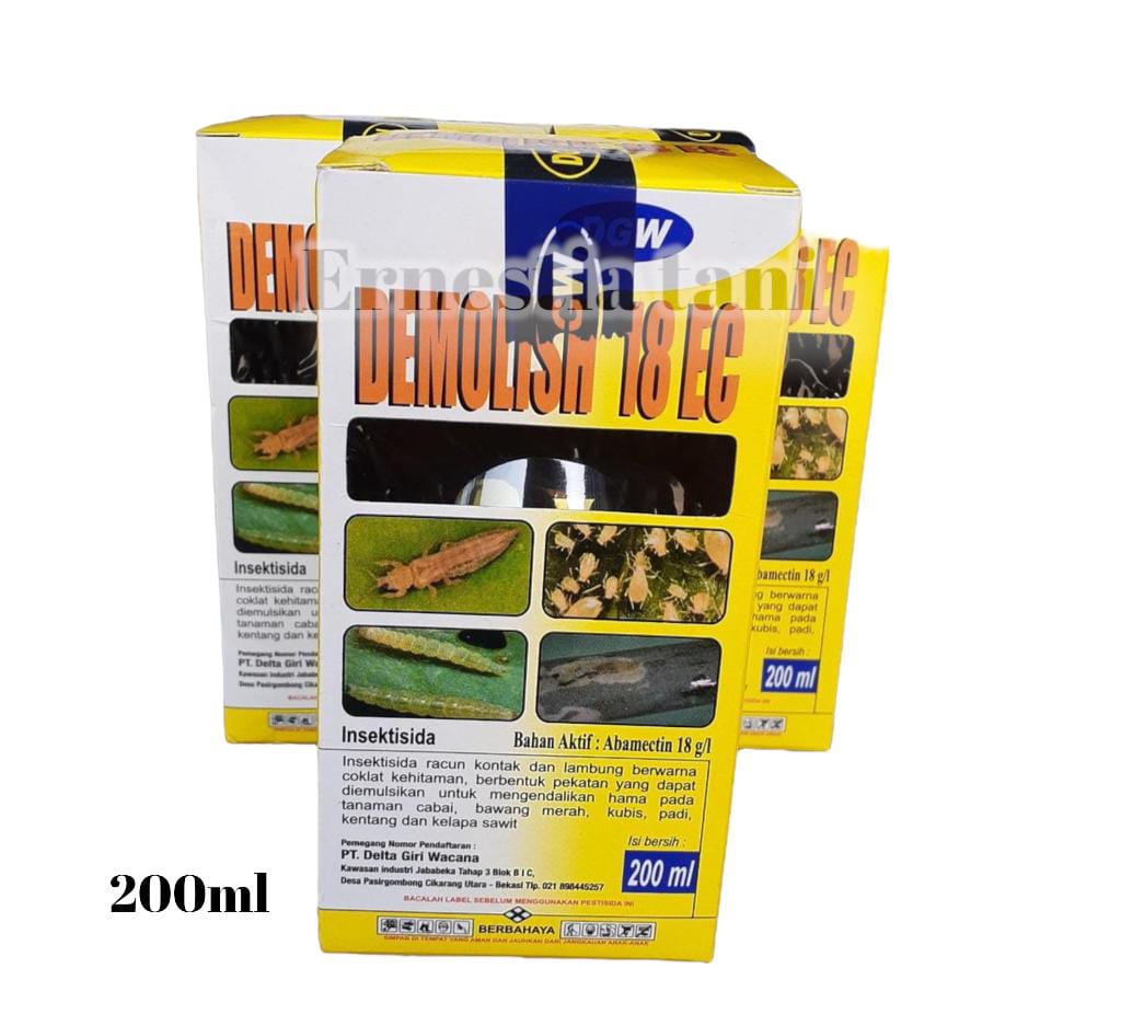 Insektisida Demolish 18 EC 200ml Abamektin Demolish | Lazada Indonesia