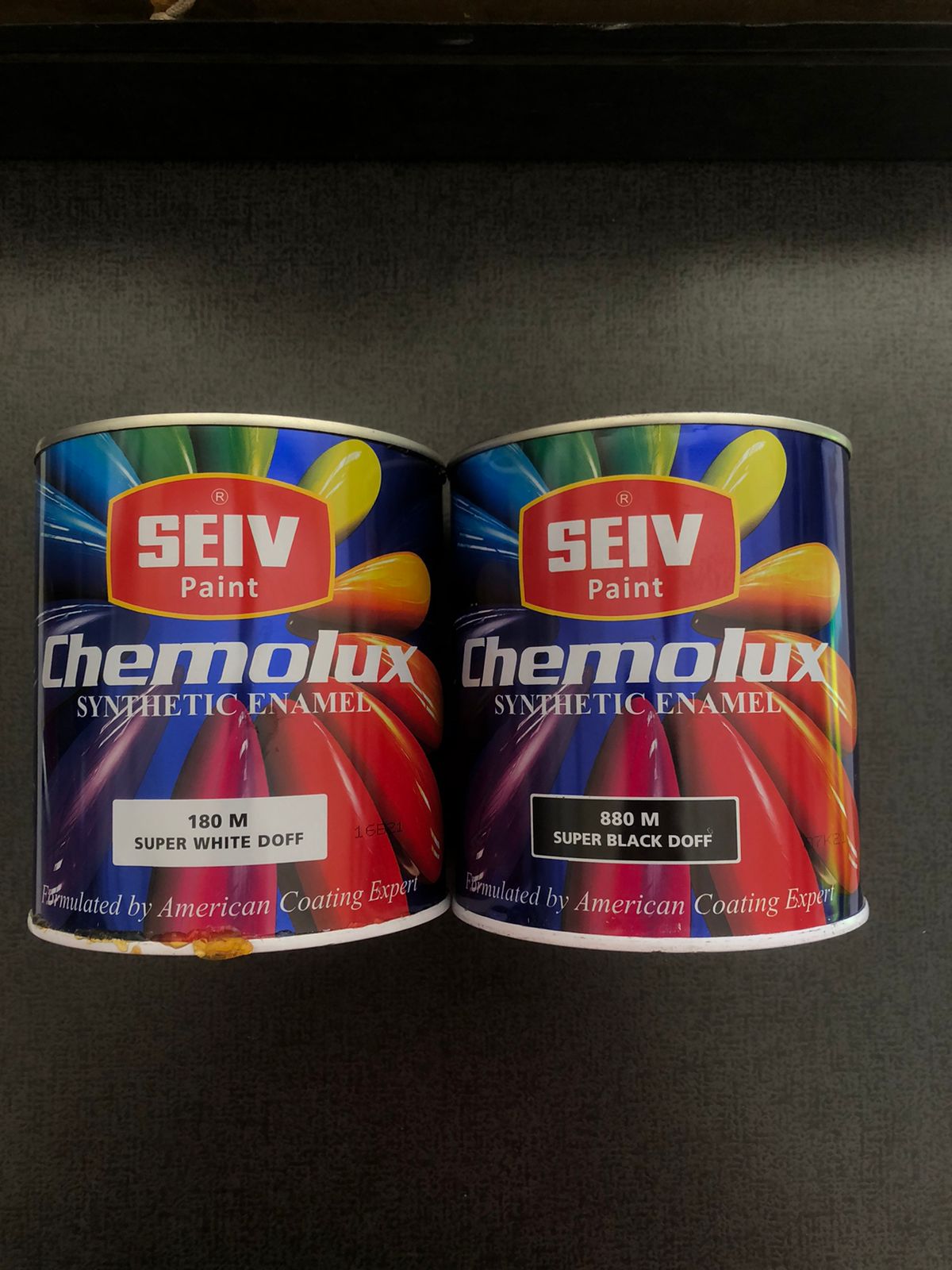 Cat Kayu dan Besi SEIV Chemolux Synthetic Enamel Doff 0.95 Liter ...