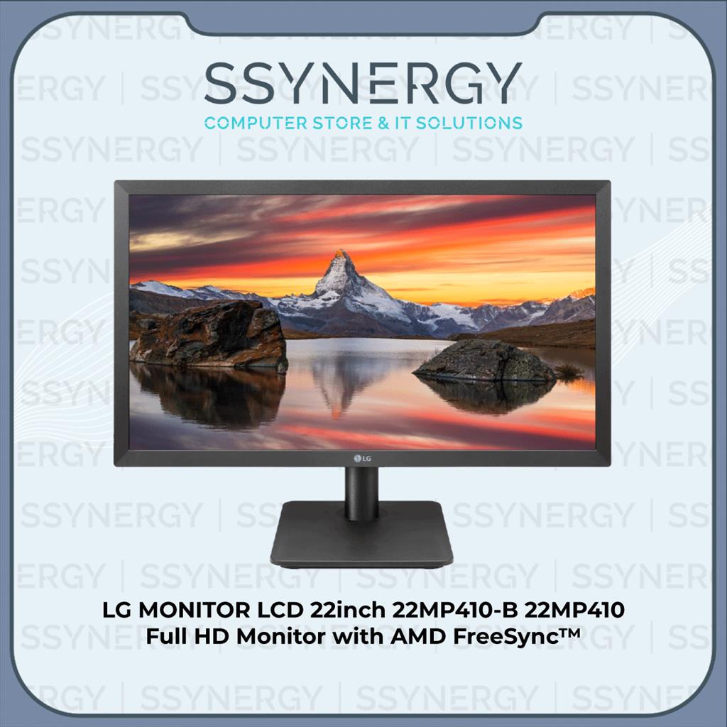 LG 22MP410-B 21.45'' Full HD Display with AMD FreeSync™ | Lazada Indonesia