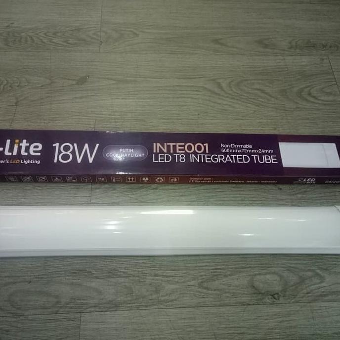BOHLAM LED INTE001 T8 18W 60CM- LAMPU TUBE IN LITE - INLITE INTEGRATED ...