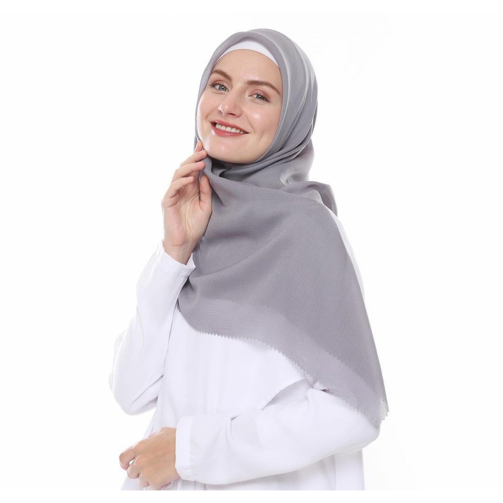 Hijab Bella Segiempat Laser Cut Warna Terlengkap S4 Bella Square LC ...