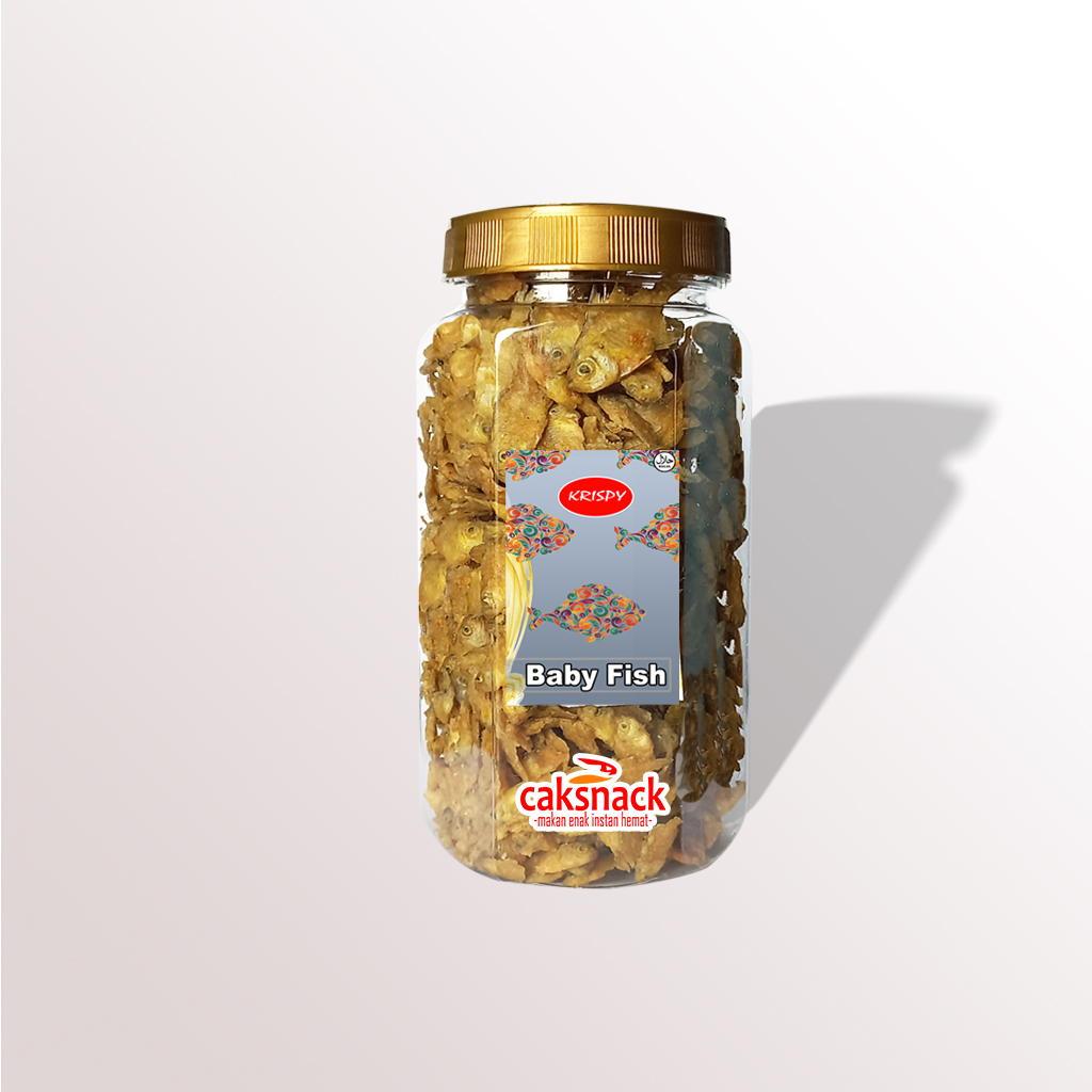 CRISPY IKAN BABY FISH IKAN NILA KECIL TOPLES 200GR LEBIH MAKANAN ...