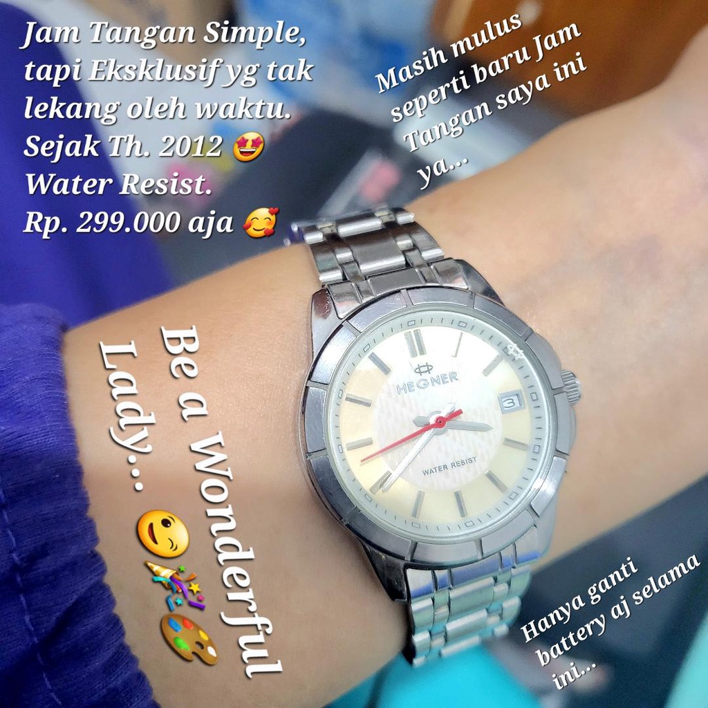 JAM TANGAN HEGNER SIMPLE TAPI EKSKLUSIF YANG TAK LEKANG OLEH WAKTU ...