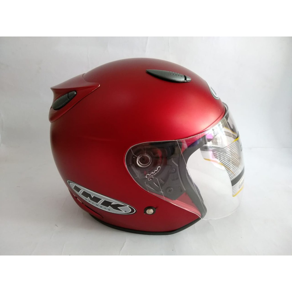BARU !!! Helm Model INK Centro Warna Maroon Doff | Lazada Indonesia