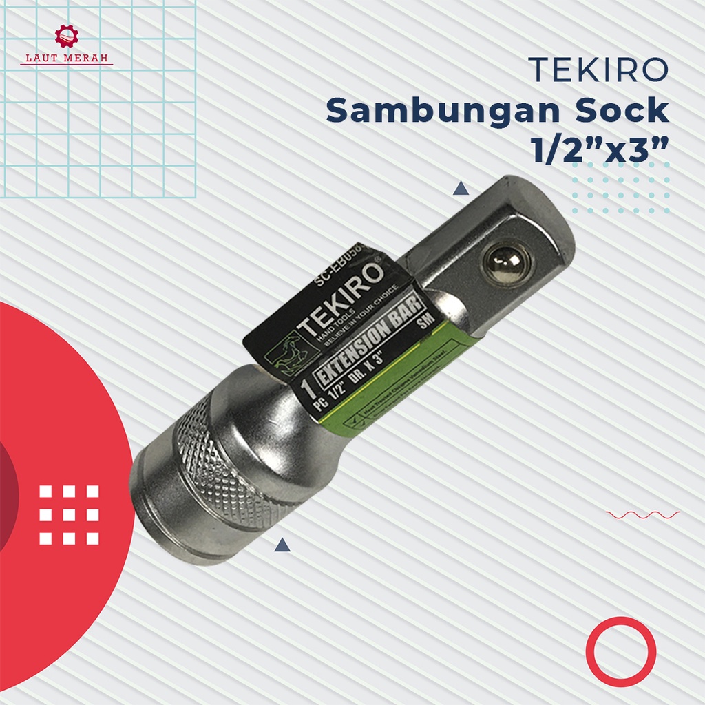 Extension Bar Tekiro 3” Adaptor Sambungan Kunci Sok 3 inch 1/2 ... Extension Bar Tekiro 3” Adaptor Sambungan Kunci Sok 3 inch 1/2 ...