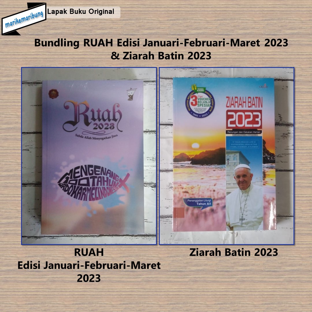 Bundling Buku RUAH Edisi Jan-Feb-Mar 2023 & Ziarah Batin 2023 | Lazada ... Bundling Buku RUAH Edisi Jan-Feb-Mar 2023 & Ziarah Batin 2023 | Lazada ...