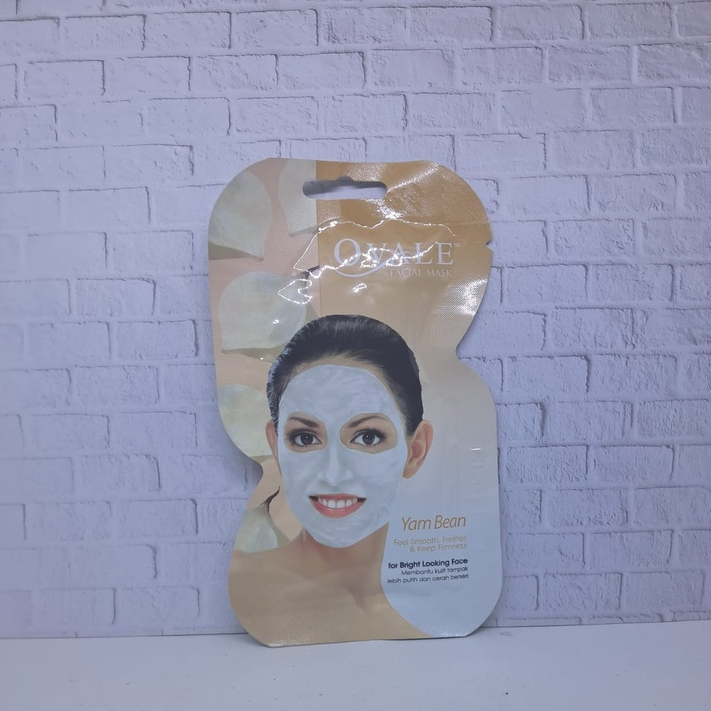 Ovale Brightening Facial Mask Bengkoang Sachet 15 gr Original | Lazada ...