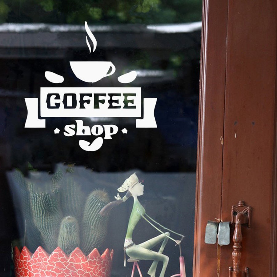 TERMURAH Stiker Dinding Kopi Dekorasi Kafe Coffee Shop Wall Decal ...