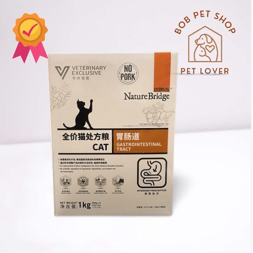 NB NATURE BRIDGE GASTROINTESTINAL CAT NO PORK UNTUK KITTEN & ADULT ...