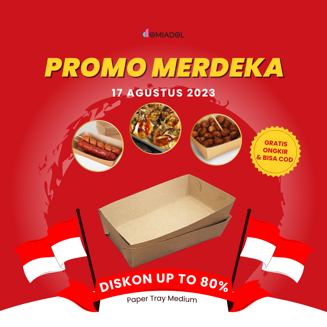 Paper Tray Medium Bahan Kraft Full Laminasi - Ukuran 16 x 9 x 4 - Isi ...