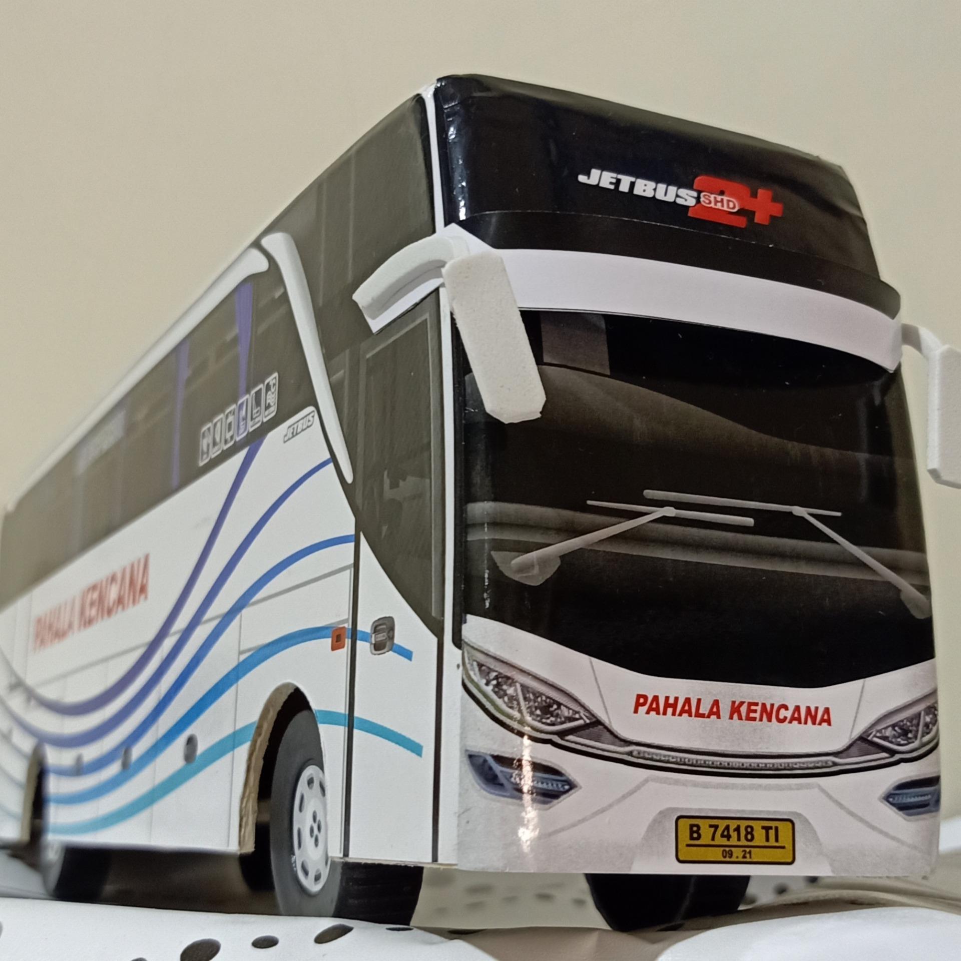 Miniatur Bus Bis Pahala Kencana Livery Garis | Lazada Indonesia