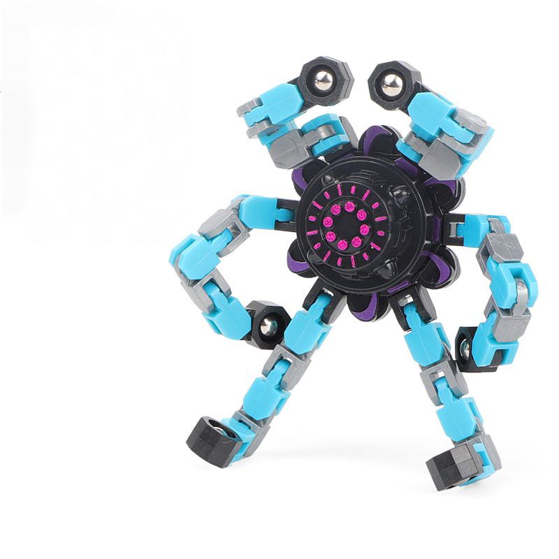 Mainan Spinner Mecha Fleksibel Fidget Antistress Anak-anak Spinner ...