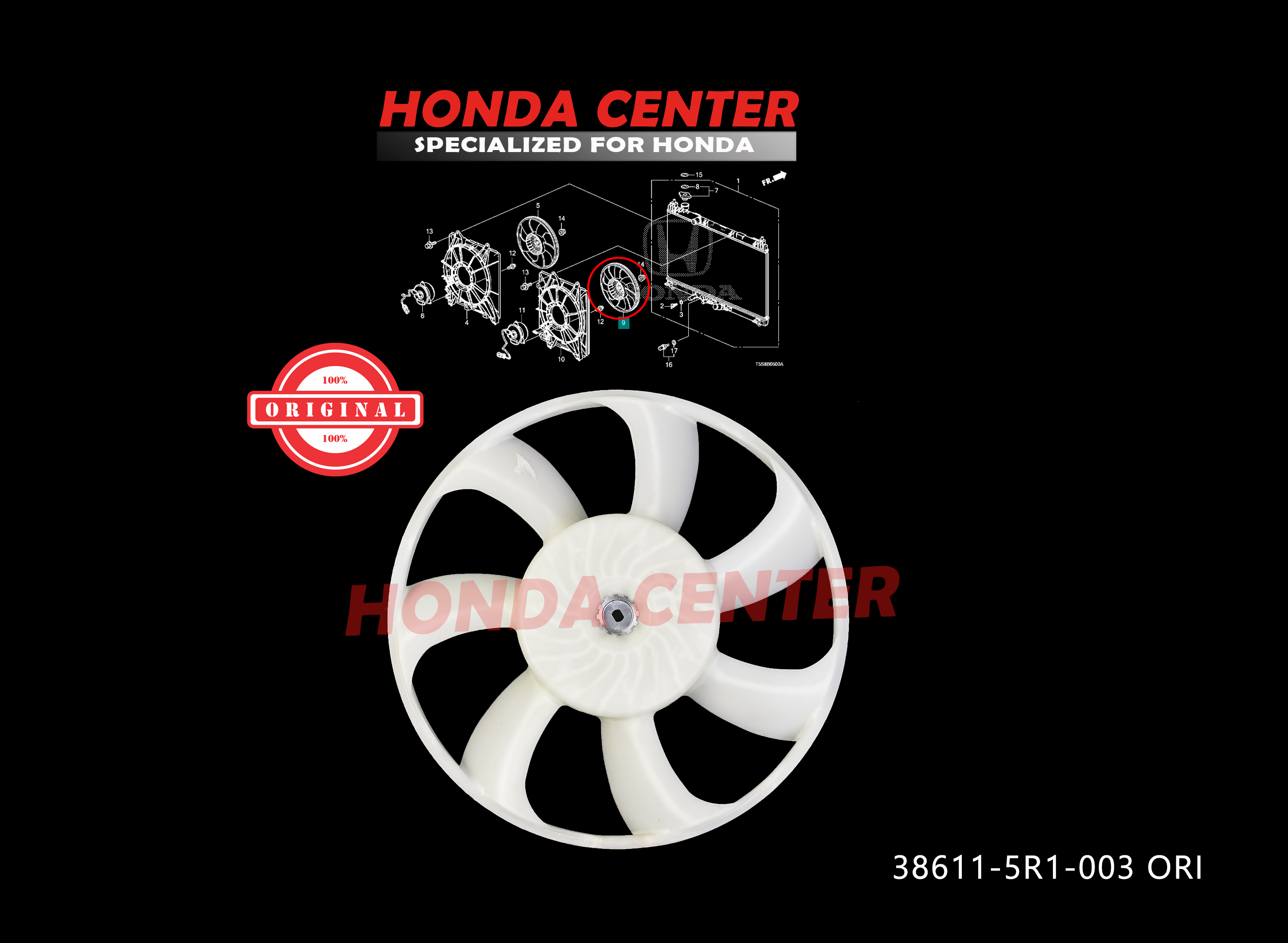 baling daun kipas AC all new brv hrv city hatchback 2022 2023 | Lazada ...