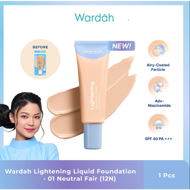Wardah Lightening Liquid Foundation | Lazada Indonesia