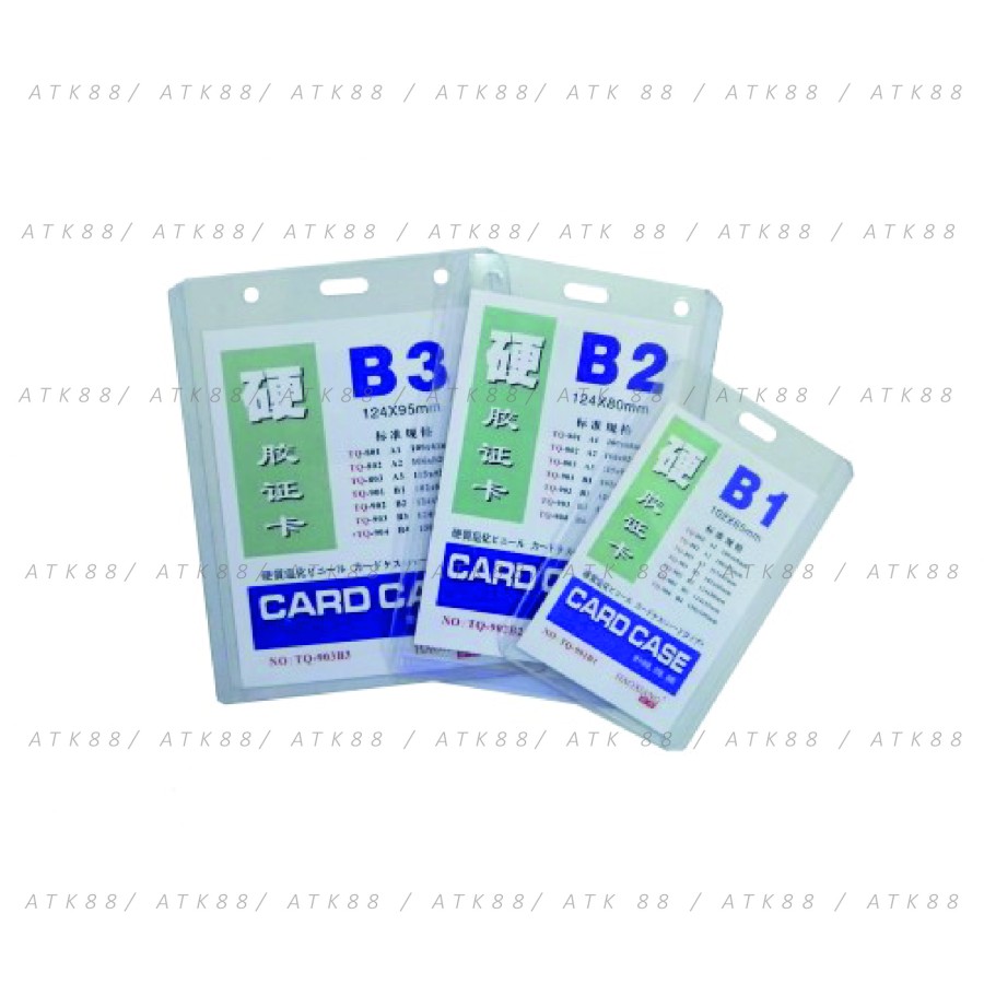 Plastik ID Card B2 / Card Case B2 / Plastik Panitia B2 | Lazada Indonesia