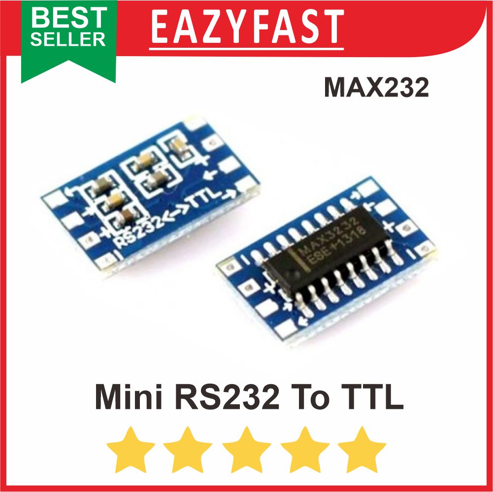 Mini RS232 To TTL MAX3232 Converter Adaptor Module Serial Port Arduino ...