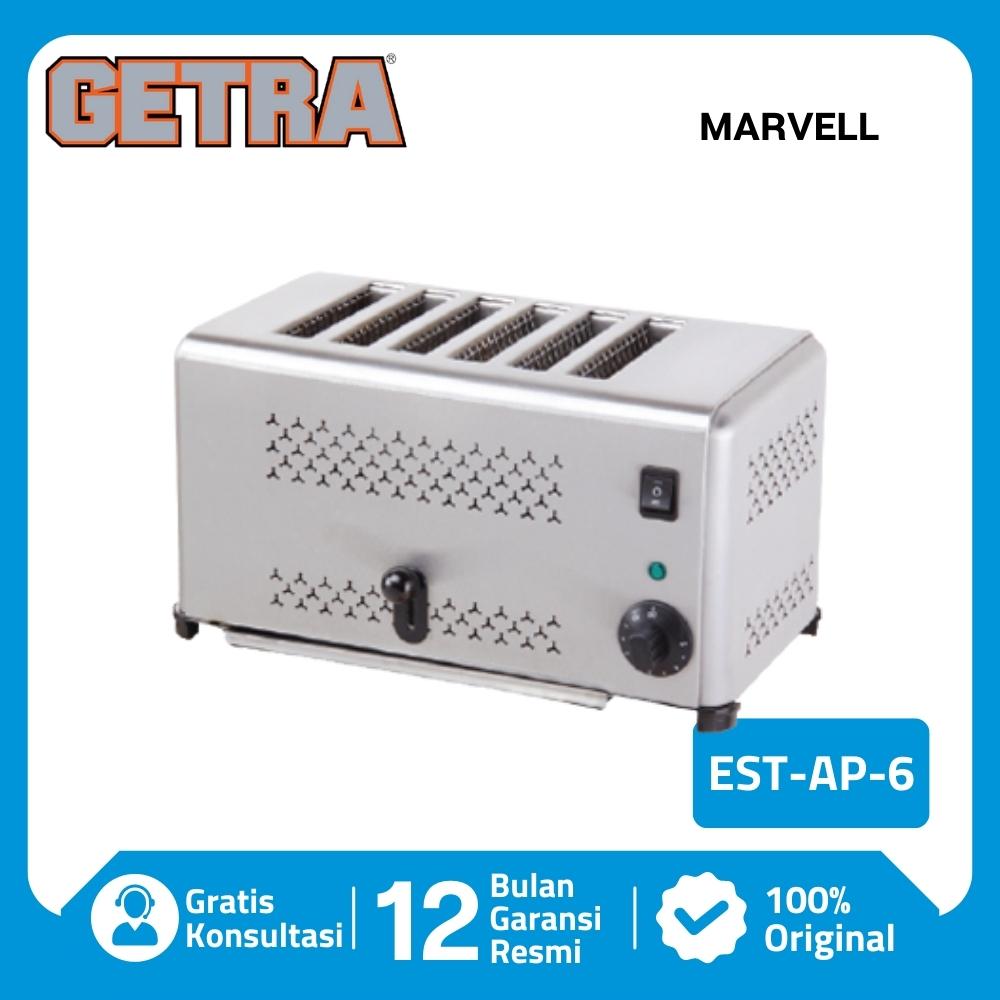 Toaster Roti GETRA EST-AP-6 Pemanggang Roti Auto POP-UP Garansi Resmi ...
