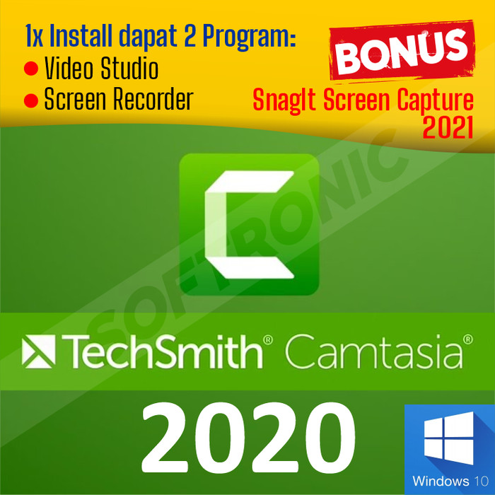 TechSmith Camtasia 2020 For Win10 64Bit + Snagit 2021 [DVD/FD] - URGENT ...