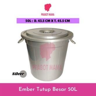 Ember Tutup Besar 30 40 50 Liter / Ember Bak Mandi Jumbo / Ember Kamar ...