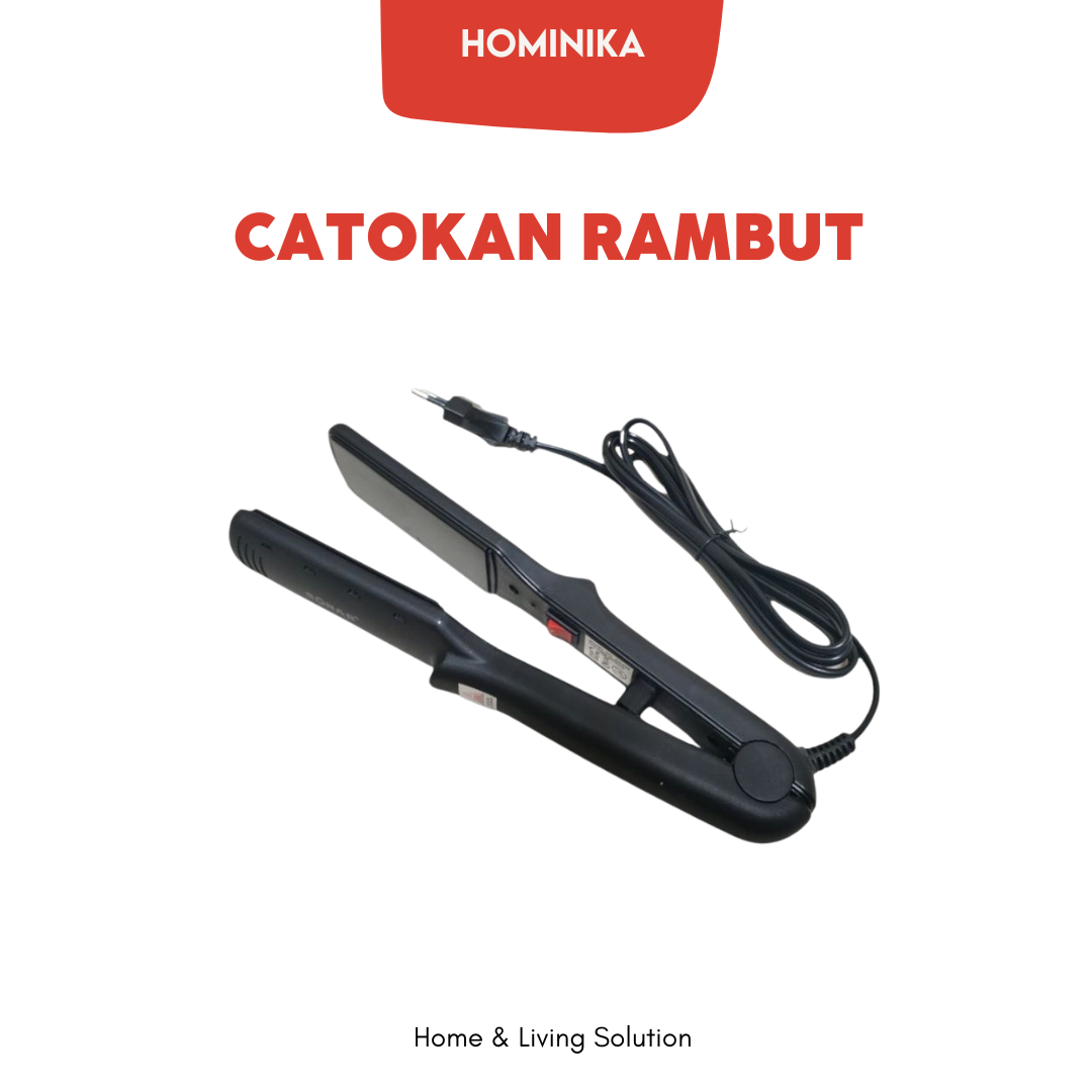 Catokan Rambut HMN0021 Mini Catok Sonar Curly Putih | Lazada Indonesia
