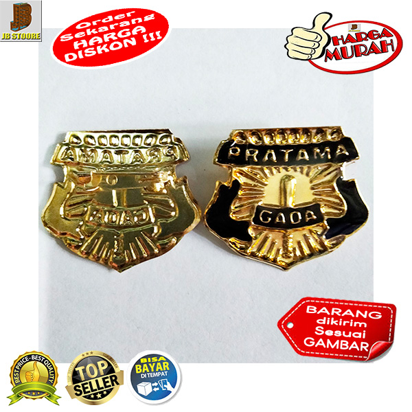Pin Garda Pratama Security Satpam Kuning / Pin Satpam Security Lapis ...