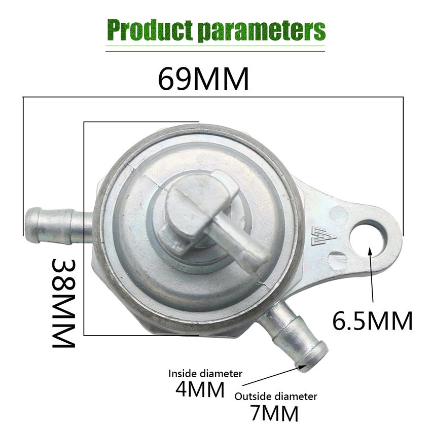 Kran Bensin Motor Bahan Bakar Gas Valve 3-Port Kran Bensin Universal On ...