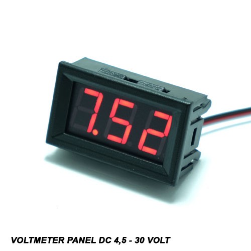 Voltmeter Panel DC 4,5 - 30 Volt | Lazada Indonesia