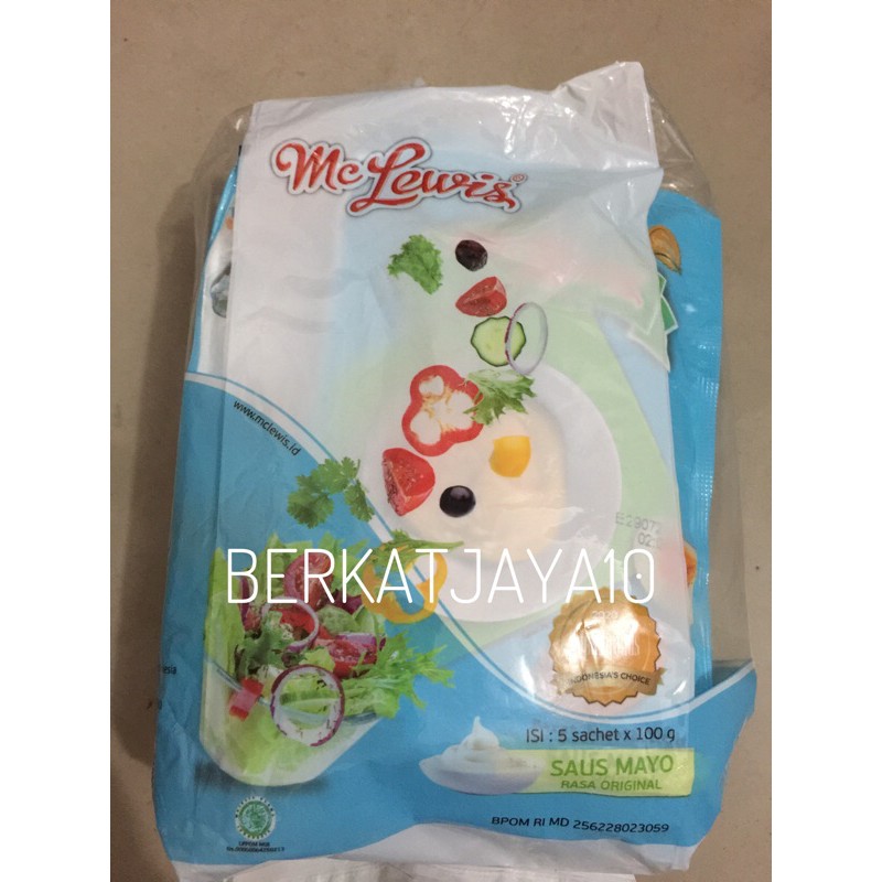 Mc Lewis Saus Mayo 5 sachet 100 gr Saos Mayones Original Mayonnaise ...