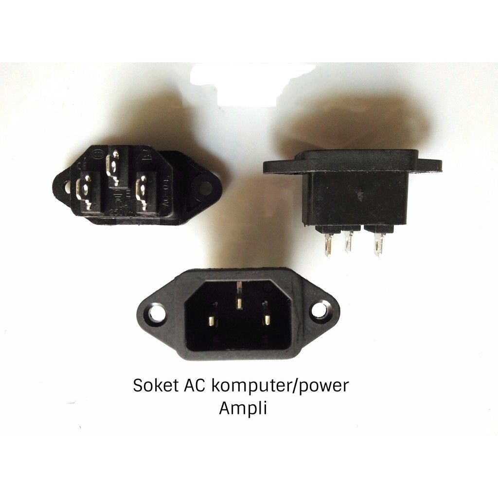 Soket Jek AC Komputer Atau Jek AC Power | Lazada Indonesia