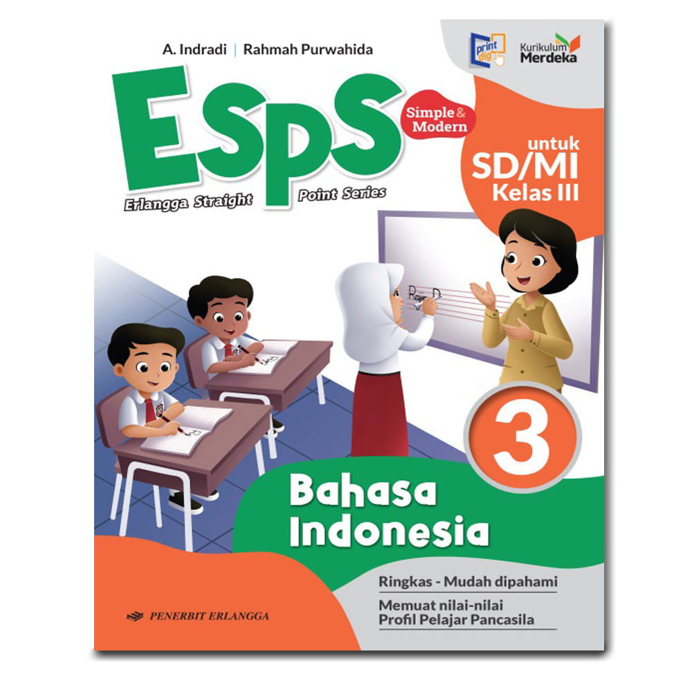 Buku ESPS Bahasa Indonesia Kelas 3 SD Kurikulum Merdeka | Lazada Indonesia