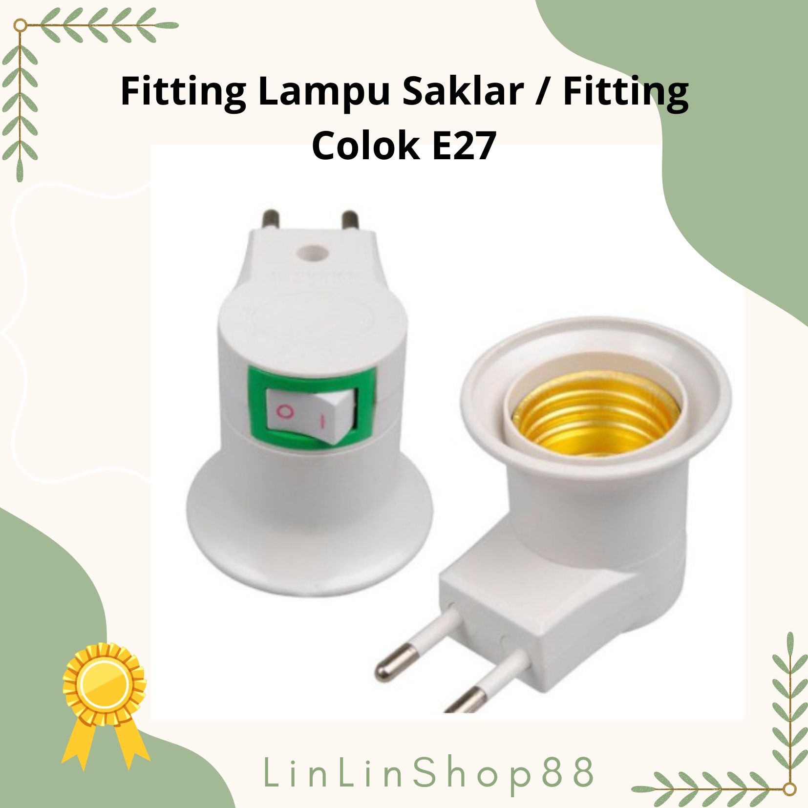 Fitting Lampu Saklar / Fitting Colok E27 / Fitting Lampu Tidur | Lazada ...