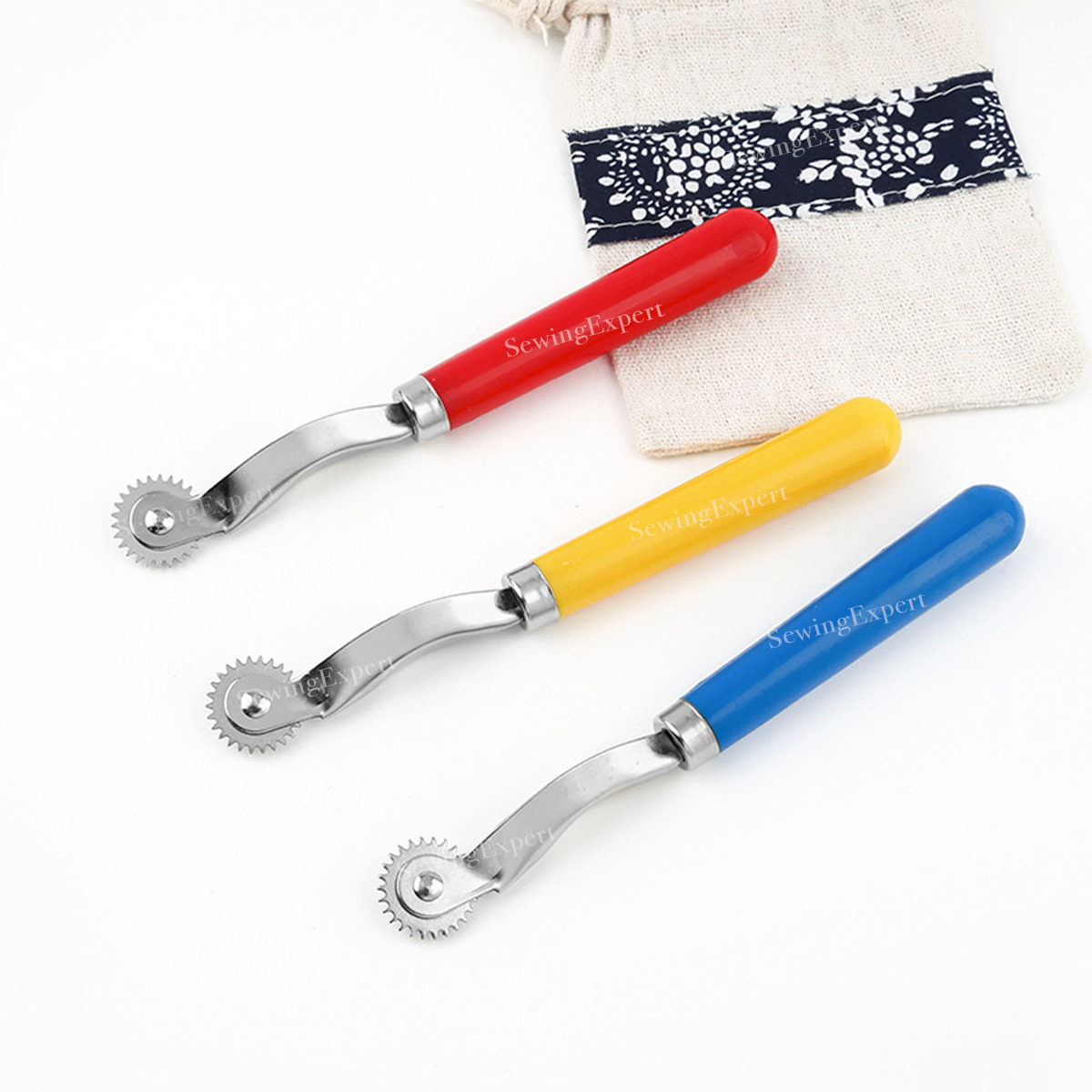 Rader Plastik Penanda Kain Gerigi / Gundul / Tracing Wheel Menjahit ...