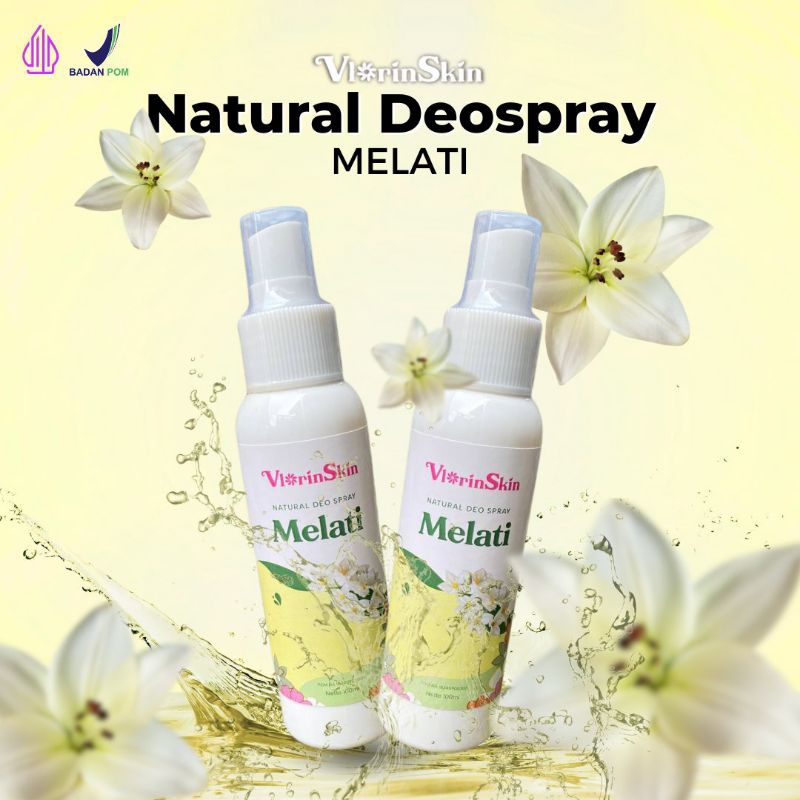 NATURAL DEODORANT SPRAY VLORINSKIN- Deodorant Tawas aman BPOM dan ...