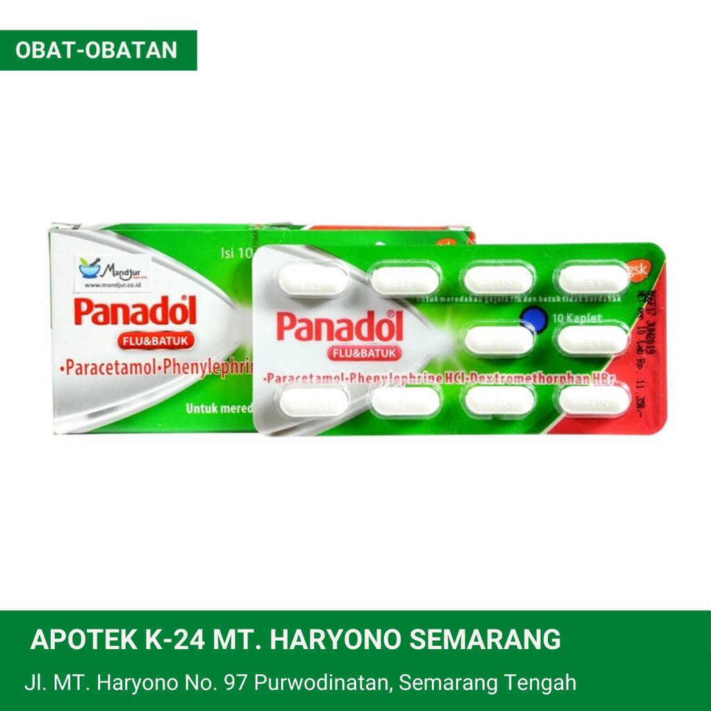 PANADOL HIJAU ISI 10 TABLET | Lazada Indonesia